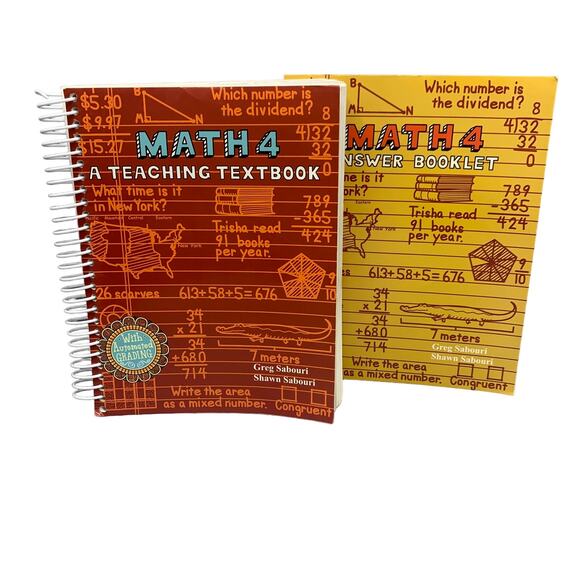 Teaching Textbooks | Accents | Teaching Textbook Math 4 Student ...
